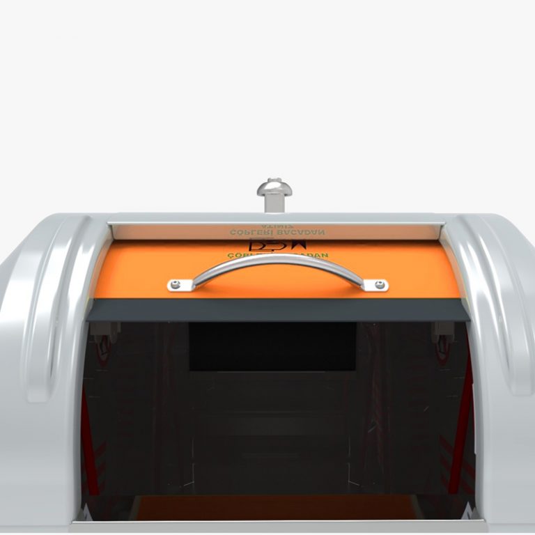 New 3000-Litre Mushroom Attachment Above-Ground Waste Container System ...